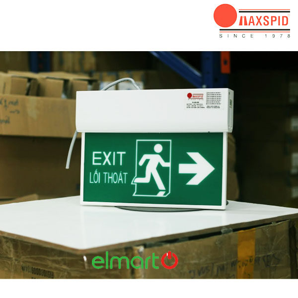 Đèn thoát hiểm Exit Maxspid - Slimline (Surface)